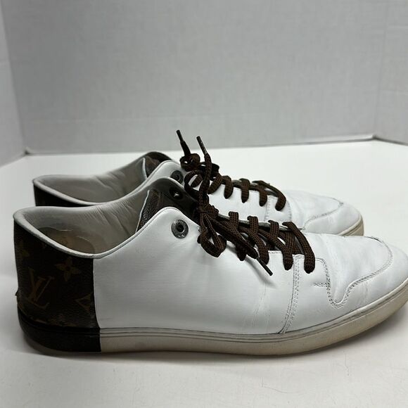 Louis Vuitton | Shoes | Louis Vutton Lineup Sneaker Lace Up Shoes White ...